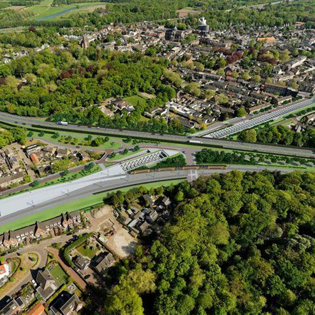 Spooraanleg Vught Verdiept – CIVIELE TECHNIEK